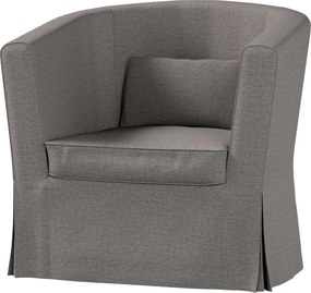 Potah na křeslo IKEA Ektorp Tullsta barva šedá látka pletený vzor