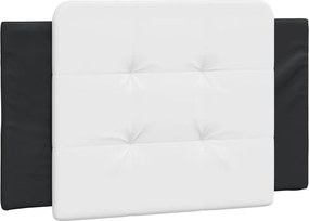 Rám postele s LED bez matrace Zadar černý a bílý 90x200 cm 3214087