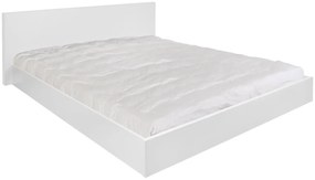 Bílá dvoulůžková postel TEMAHOME Float 180 x 200 cm s roštem