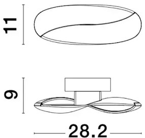 Designové stropní svítidlo Infinity