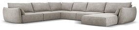 Světle šedá rohová pohovka (levý roh) Vanda – Mazzini Sofas