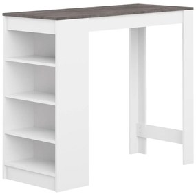 Barový stůl s deskou v dekoru betonu 50x115 cm Aravis – TemaHome