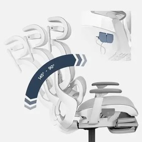 Mark Adler Expert 9.3 šedá / Kancelářské ergonomické křeslo / nosnost