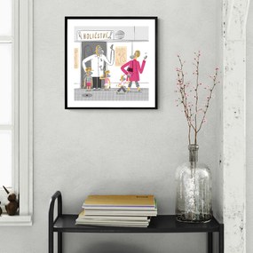 Milan Starý | Kovářova kobyla Rám: Černý, Velikost: 60 x 60 cm