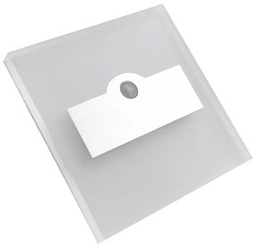 Schodišťové LED svítidlo Lumi, 1x LED 0,6w, 4000k, w, pohybový senzor
