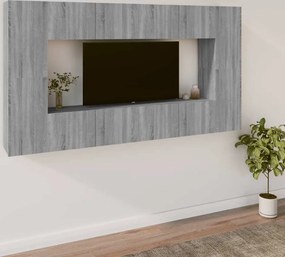 vidaXL 8dílný set TV skříněk kompozitní dřevo [3114291] Barva: šedá sonoma