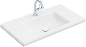 VILLEROY &AMP; BOCH Villeroy Boch ANTHEUS - Umyvadlo na skříňku, 1000x540 mm, pro 3-otvorovou armaturu, bez přepadu, Bílá Alpin CeramicPlus 4A09A2R1