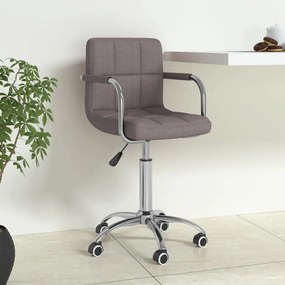Otočná kancelářská židle taupe textil 334676