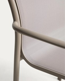 Taupe zahradní židle Luri – Kave Home