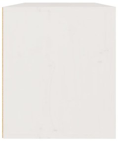 Petromila Nástěnná skříňka bílá 60 x 30 x 35 cm masivní borové dřevo