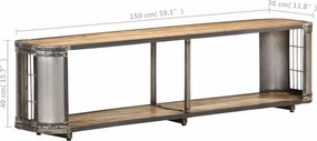 TV stolek 150 x 30 x 40 cm masivní mangovníkové dřevo 321958