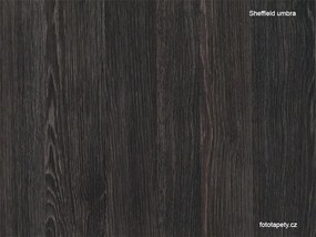 Samolepící tapeta d-c-fix imitace dřeva, vzor Dub Sheffield, umbra Varianta: šíře 45cm, cena1m