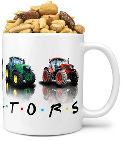 Hrnek Tractors (Náplň hrníčku: Směs slaných oříšků)
