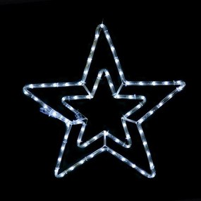 ACA DECOR Vánoční venkovní LED dekorace Hvězda - 2 CW 46cm
