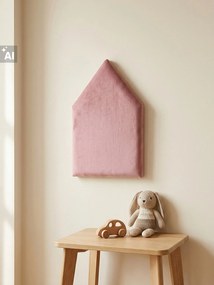 Sinsay - Čalouněný panel s trojúhelníkovým zakončením - pastelová růžová
