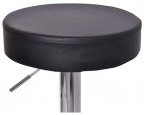 ViaDomo Via Domo - Barová židle Scala - černá - 38x84x38 cm