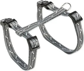 TRIXIE Postroj s vodítkem pro kočky černá 27-45 cm/10 mm / Nylon / Obv