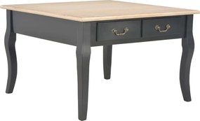 vidaXL Konferenční stolek 80 x 80 x 50 cm dřevo [280063] Barva: Krémová a antracitová