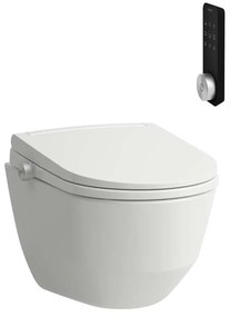 Laufen Cleanet Pro - Elektronický bidet s keramikou, SoftClose, Rimless, bílá H600890000S002