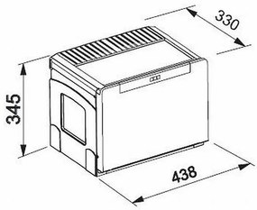 Franke Cube 50 (1x14 l,1x18 l), odpadkový koš 134.0055.289