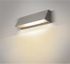 LA 1003454 PEMA® WL venkovní nástěnné svítidlo LED, Šedá CCT přepínač 3000/4000K - BIG WHITE (SLV)