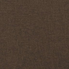 Box spring postel s matrací tmavě hnědá 120x190 cm textil 3269686