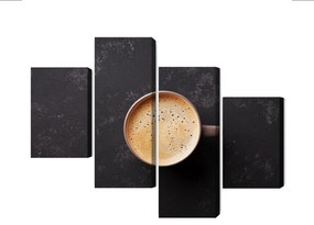 Vícedílný obraz Šálek Čerstvé Kávy Nedostatek Nedostatek Plátno Canvas 160x100