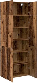 Úložná skříňka 2 ks Staré dřevo 80 x 42,5 x 225 cm 3394515