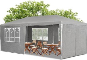 Juskys Párty stan 3x6 m - tmavě šedá