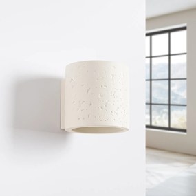 Sollux Lighting Nástěnná lampa ORBIS betonová béžová