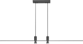LED Solution Černé závěsné LED svítidlo designové 80cm 19W 10060