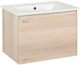 Koupelnová skříňka s umyvadlem Naturel Ancona 60x45x46 cm akácie ANCONA260DV
