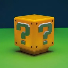 Paladone Mini Question Block Light Super Mario / Stolní lampa / zvuk m