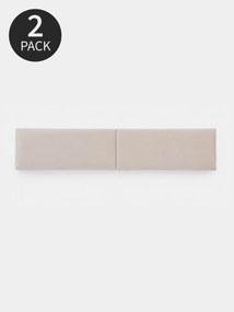 Sinsay - Obdélníkové čalouněné panely 2 pack - béžová