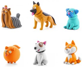 Hey Clay Modelína Hey Clay Dog Story