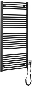 Aqualine - Topné těleso 60x132 cm, 600 W, matná černá ILE36TB