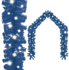 329193 vidaXL Vánoční girlanda s LED světýlky 10 m modrá