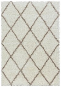 Vopi | Kusový koberec Alvor shaggy 3401 cream - 140 x 200 cm