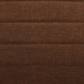 Jídelní židle 6 ks hnědé textil 275334