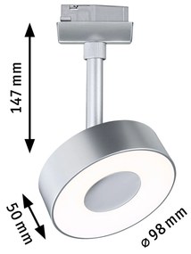 Paulmann 95593 Circle, spot pro Urail system, 1x5W LED 4000K, tříkrokové stmívání, matný chrom