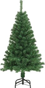 Umělý vánoční stromek s hustými větvemi zelený 150 cm PVC 321034