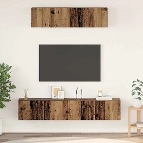 Sestava TV skříněk 4 ks Staré dřevo Kompozitní dřevo 3393360