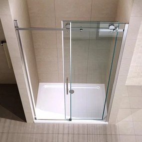 BPS-koupelny Posuvné sprchové dveře HYD-PD1295 120 cm chrom/transparent pro instalaci do niky