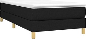 vidaXL Box spring postel s matrací 80 x 200 cm textil [3144129] Barva: Tmavě šedá