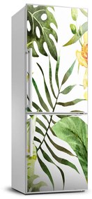 Wallmuralia Nálepka fototapeta Tropické květiny 60x180 cm