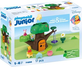 Playmobil 71693 junior & disney: domeček na stromě medvídka pú a prasátka