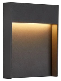 SLV 1002952 Flatt, venkovní nástěnné svítidlo, LED 14W 3000/4000K, antracit, rozměr 18x23cm, IP65