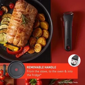 Tefal Ingenio Daily Chef L7629453 černá / Sada nádobí / 4 ks / hliník