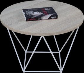 ADRK Furniture Konferenční stolek LIAM CT-LIA-W-S