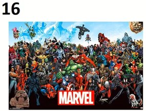 Obraz s motivem Marvel Superhrdinové, více motivů Motiv: 16, Rozměry (cm): 40x60 cm